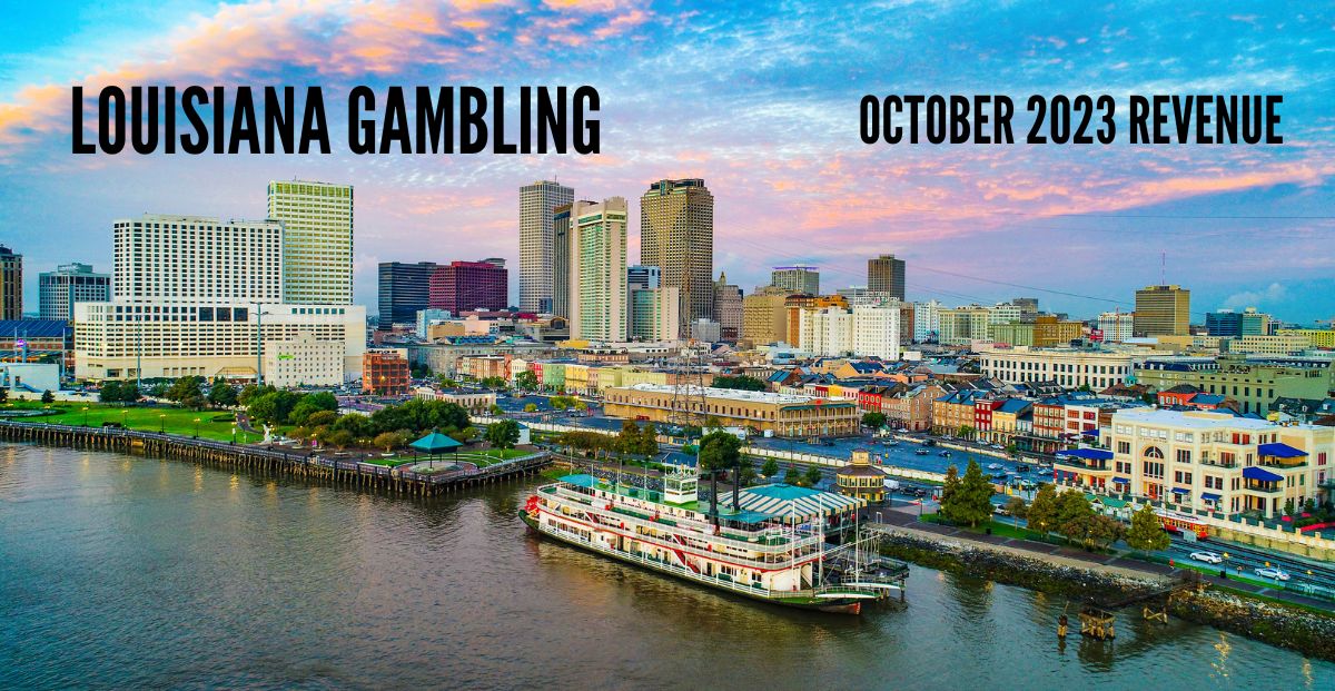 Louisiana Gambling Revenue Drops 5% In October, Totals $174.5M