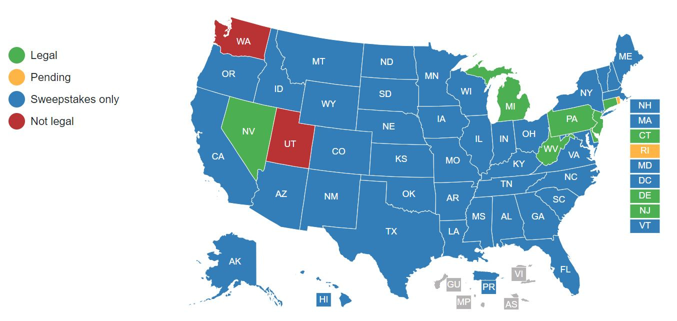 US Casino Bill Tracker - iGaming Expansion in 2024