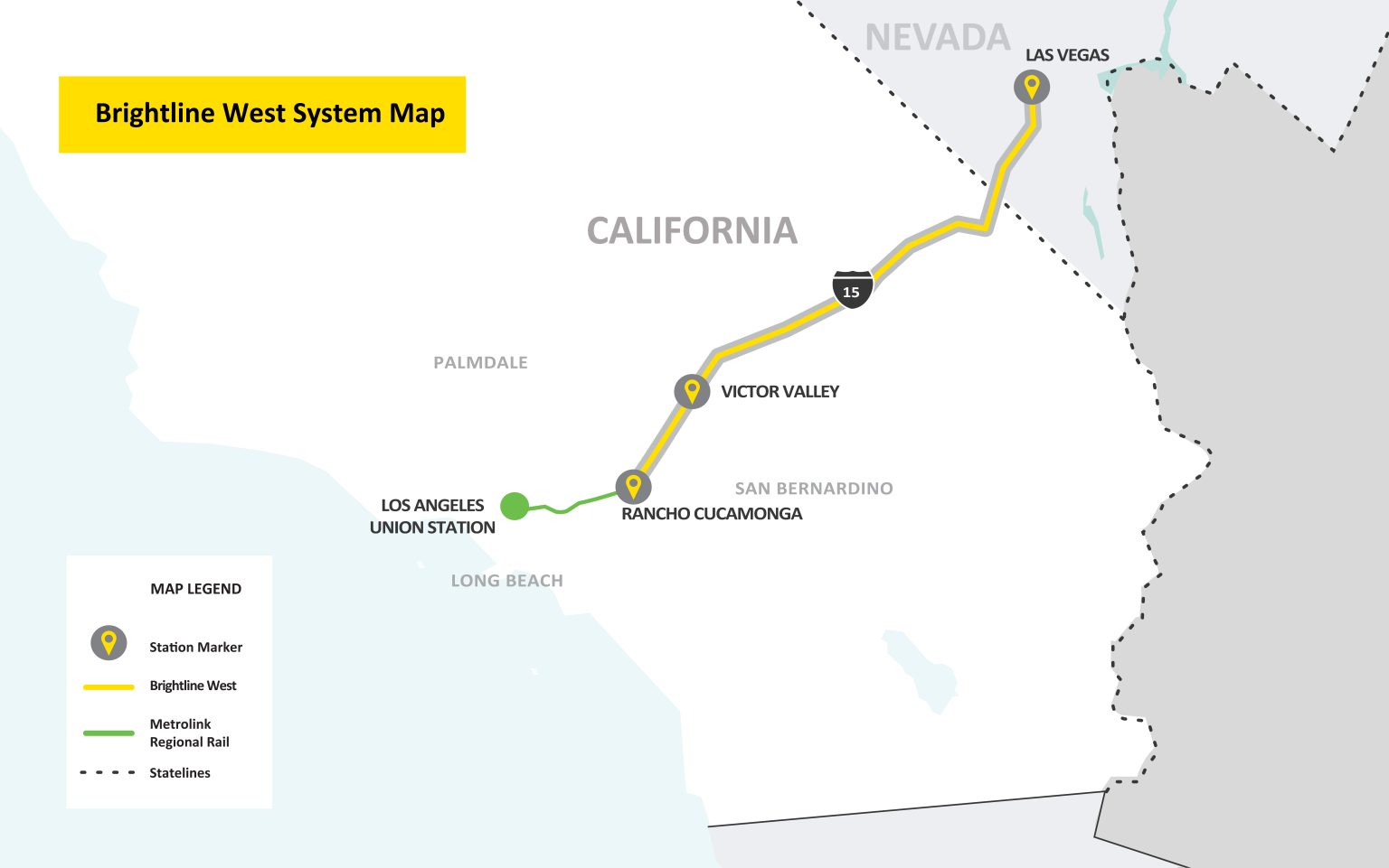 Brightline West To Build High-Speed Rail From CA To Las Vegas