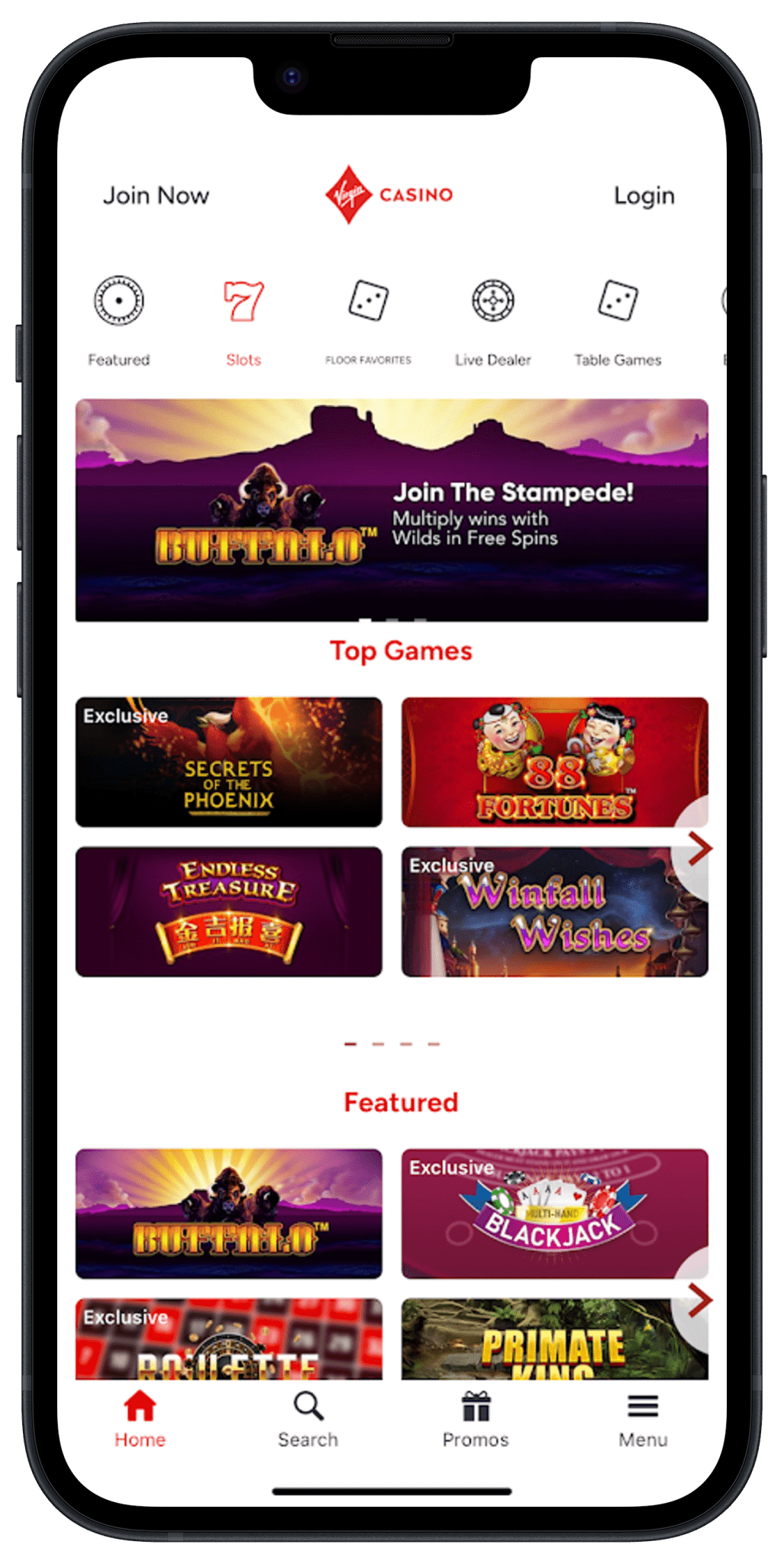 Virgin Casino Promo Code - Get a $30 bonus with code 30BUCKS