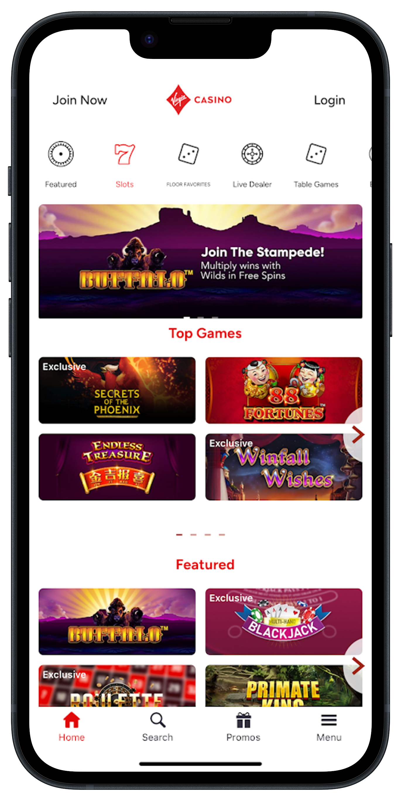Virgin Casino Promo Code - Get a $30 bonus with code 30BUCKS