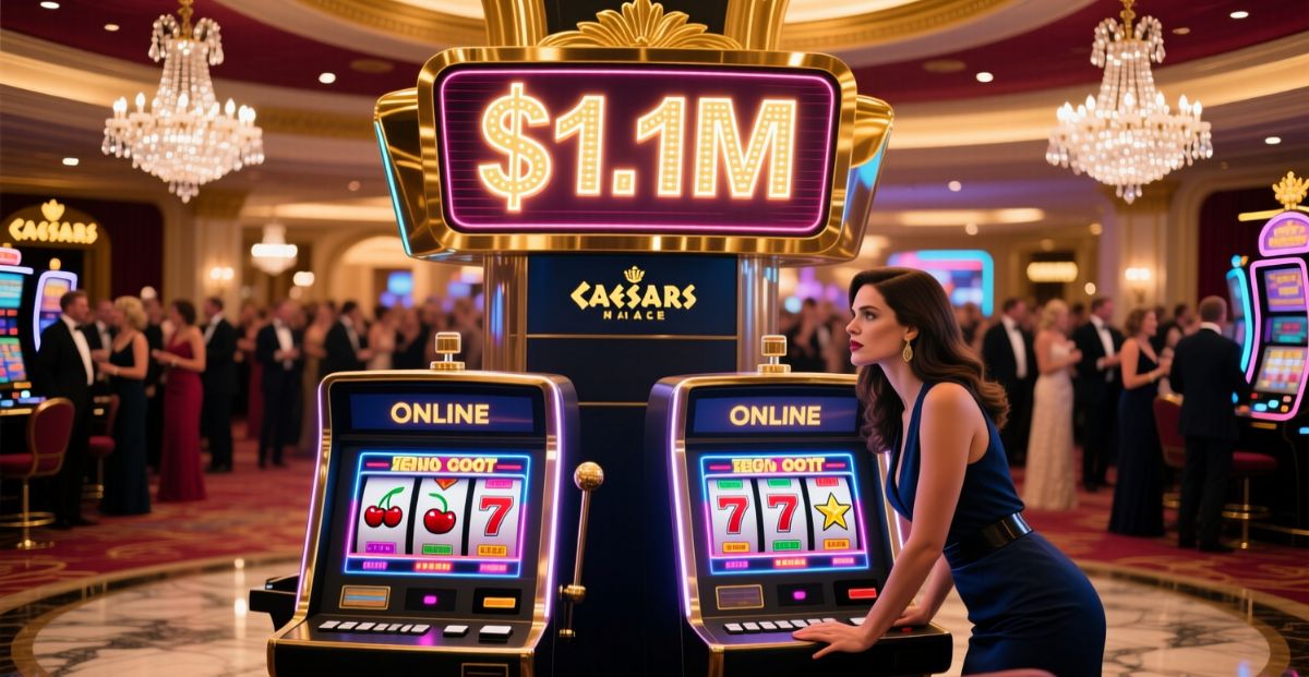Caesars’ $1.1M Michigan Online Casino Jackpot Eruption in 2025