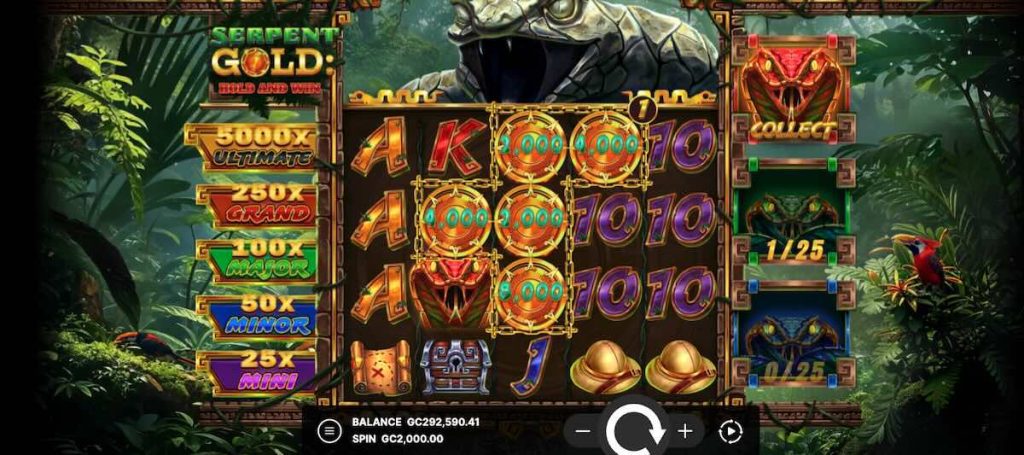 Serpent Gold Hold & Win — Slot Review + Demo